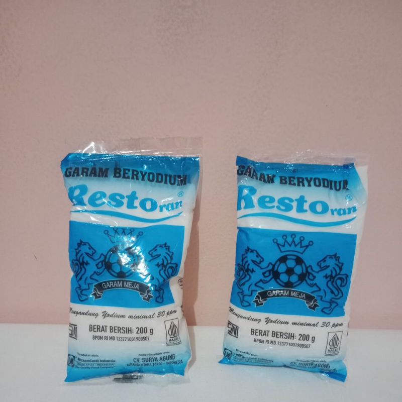 Resto Iodized Salt 200 grams | Shopee Malaysia