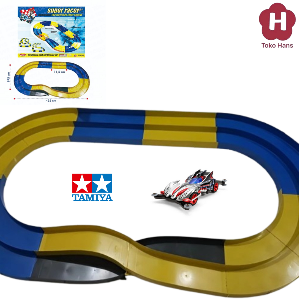 HTH Tamiya 4WD 2 Track Toy Road Rail Track Circuit Track Racing Arena ...