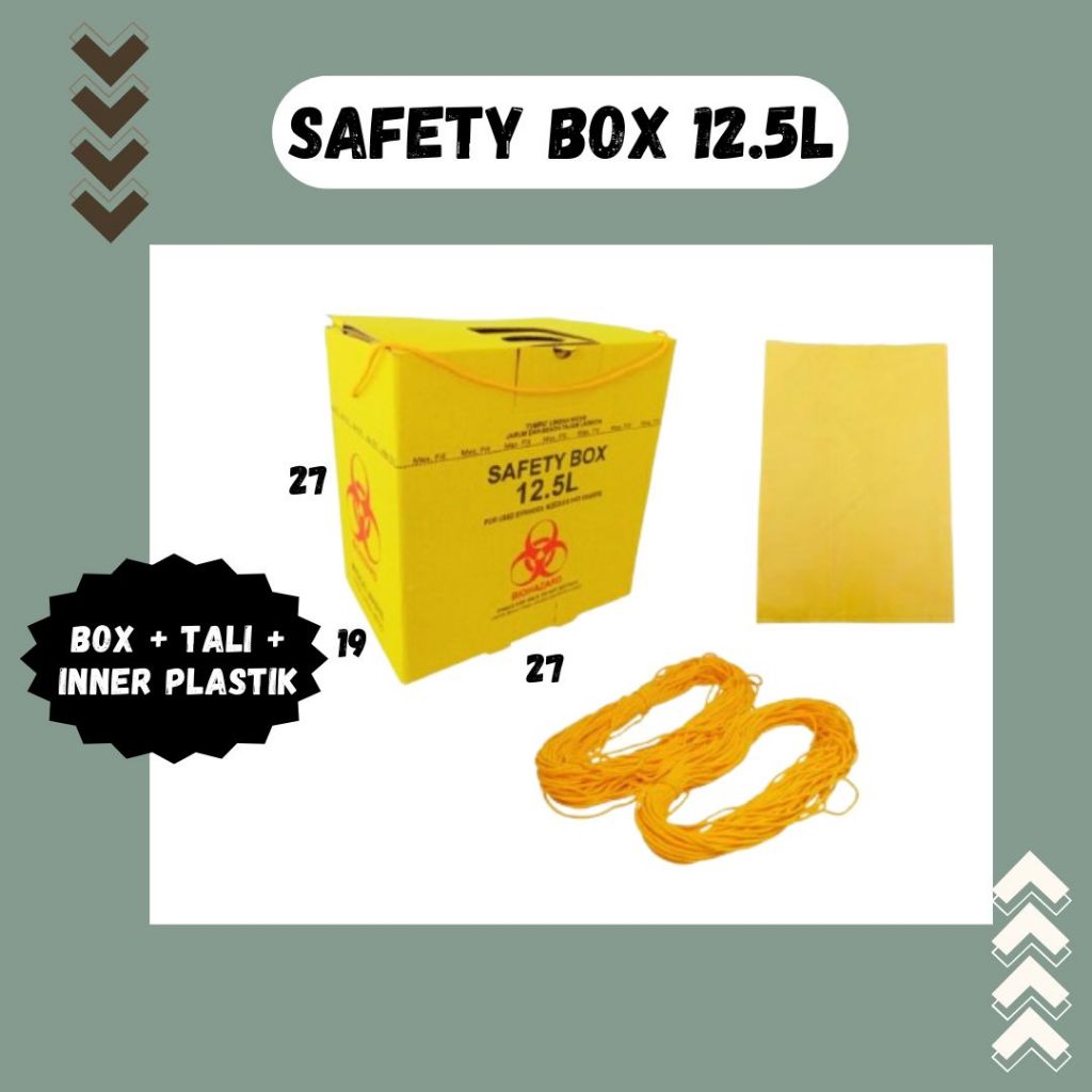 Safety Box 12.5L Medical Trash Box Cardboard Medical Safety Box Medical ...