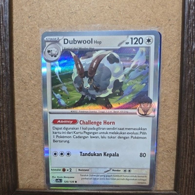 Dubwool Hop Foil HoloTCG Indonesian POKEMON / Indonesian POKEMON CARD ...