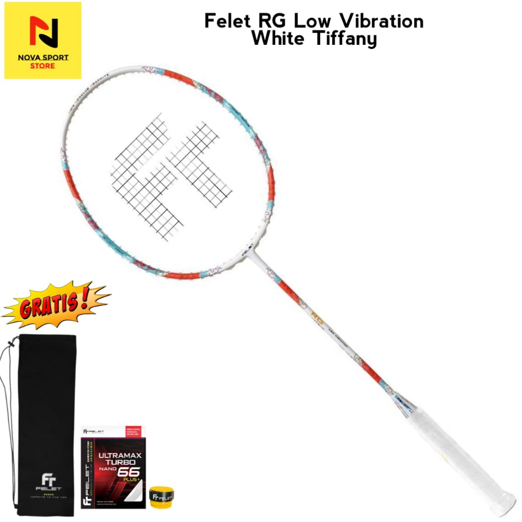 Felet Badminton Racket RG Low Vibration | Shopee Malaysia
