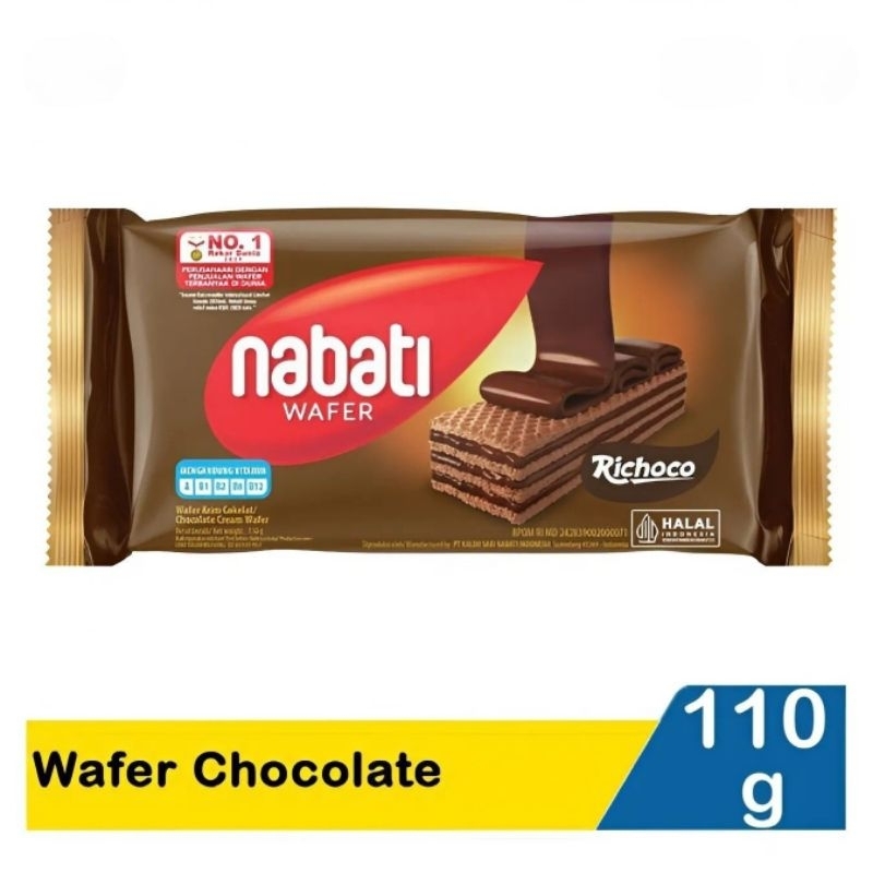 Nabati Richoco Wafer Chocolate 110g | Shopee Malaysia