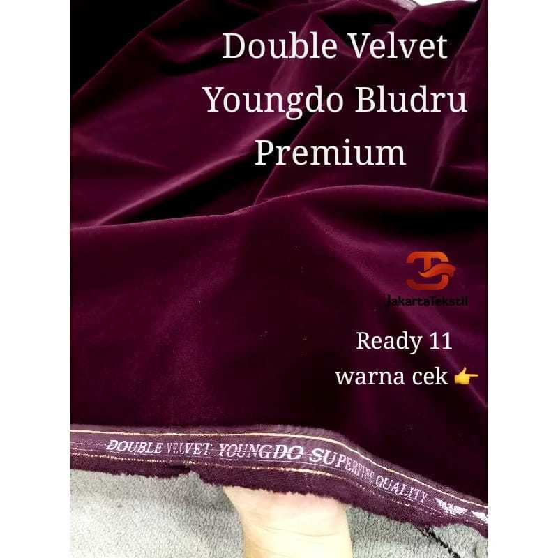 DOUBLE VELVET YOUNGDO BLUDRU PREMIUM NON STREET || Bridal Beskap Bludru ...