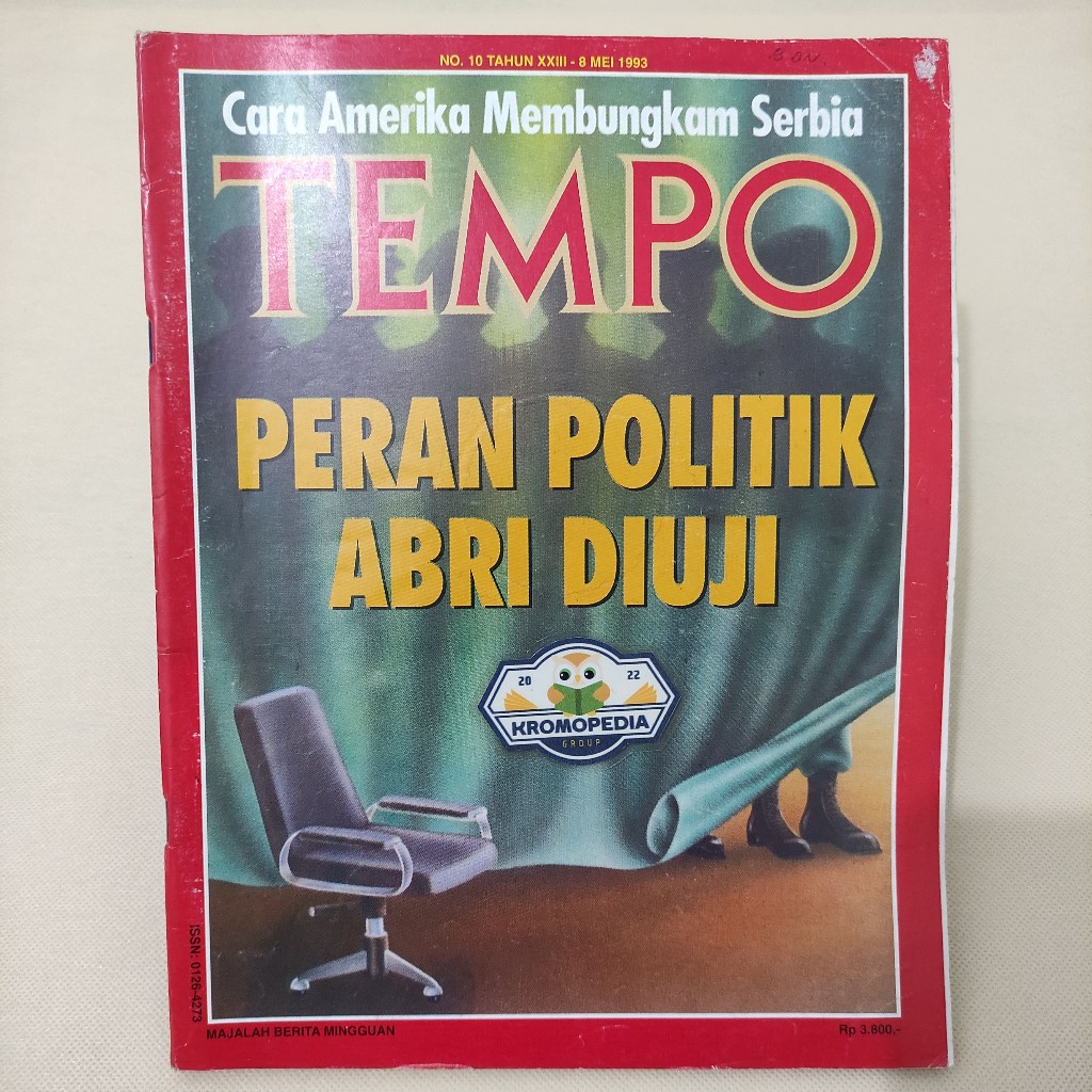 (ORIGINAL) Tempo Magazine - The Role of ABRI Politics in Praise (No.10 ...