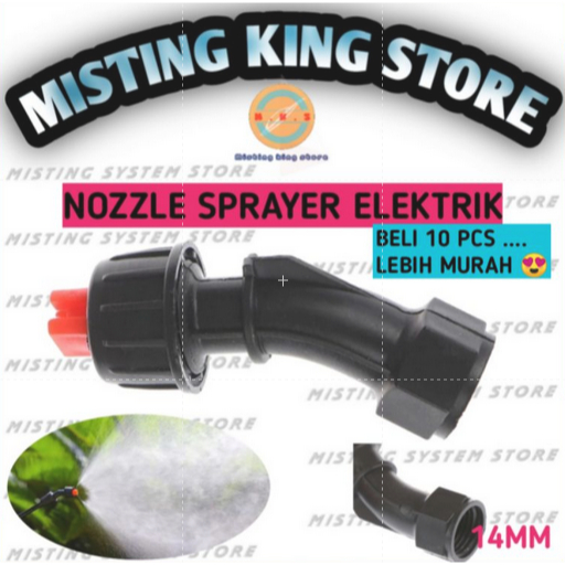 NOZZLE SPRAYER SPUYER KNAPSACK 1 HOLE TEEJET NOZEL BENT FAN ...