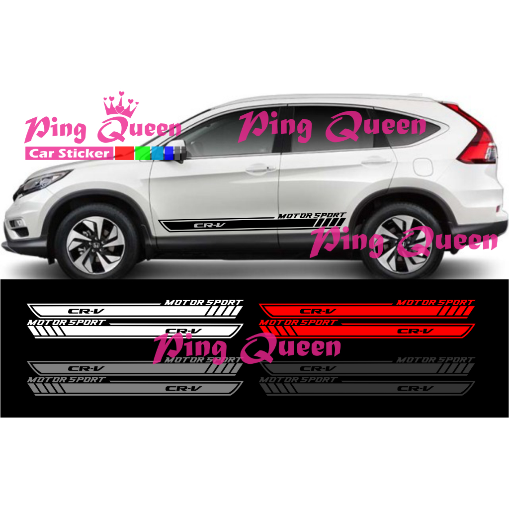 Crv car sticker, cutting sticker, honda crv car sticker, latest car ...