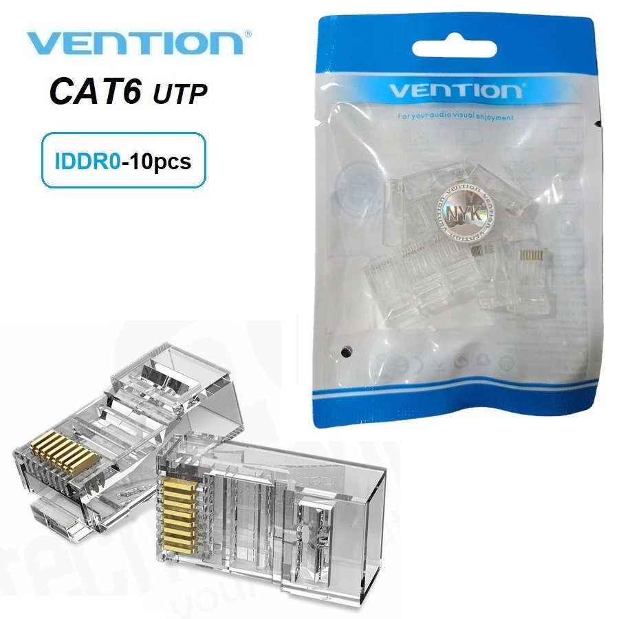 Vention RJ45 Cat6 Connector / RJ45 Cat6 Connector -05261 | Shopee Malaysia
