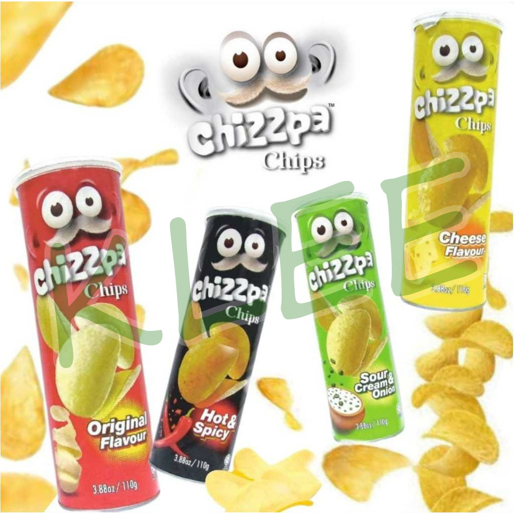 Chizzpa Potato Chips Canned - Potato Snack - Chips Original Sour Cream ...