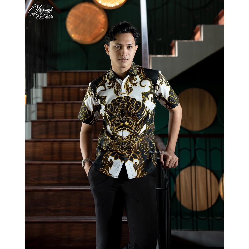 KEMEJA MENSBATIK - Asura II - men's batik - batik shirt - slimfit batik ...