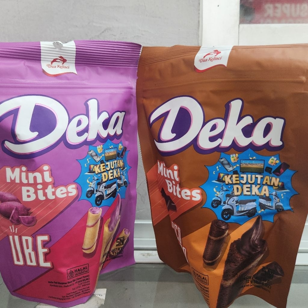 DEKA Wafer Roll Mini Bites Ube Choco Choco 72gr | Shopee Malaysia