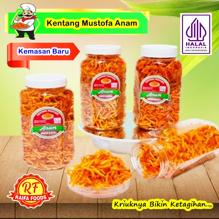 Mustofa Anam Potato Chips, Original Spicy Sweet Dried Fried Dieng ...