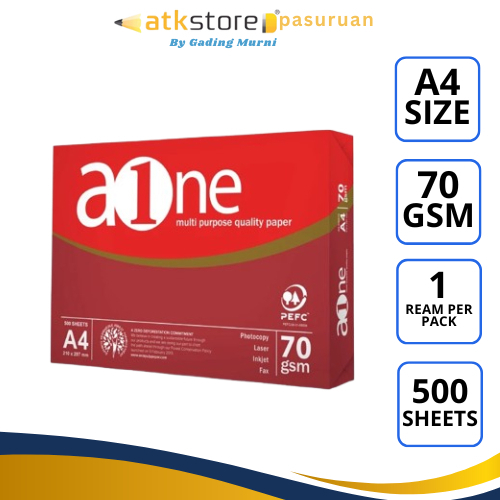 Aone A4 70gr HVS Paper - For Printers, Photocopys and Color Prints ...