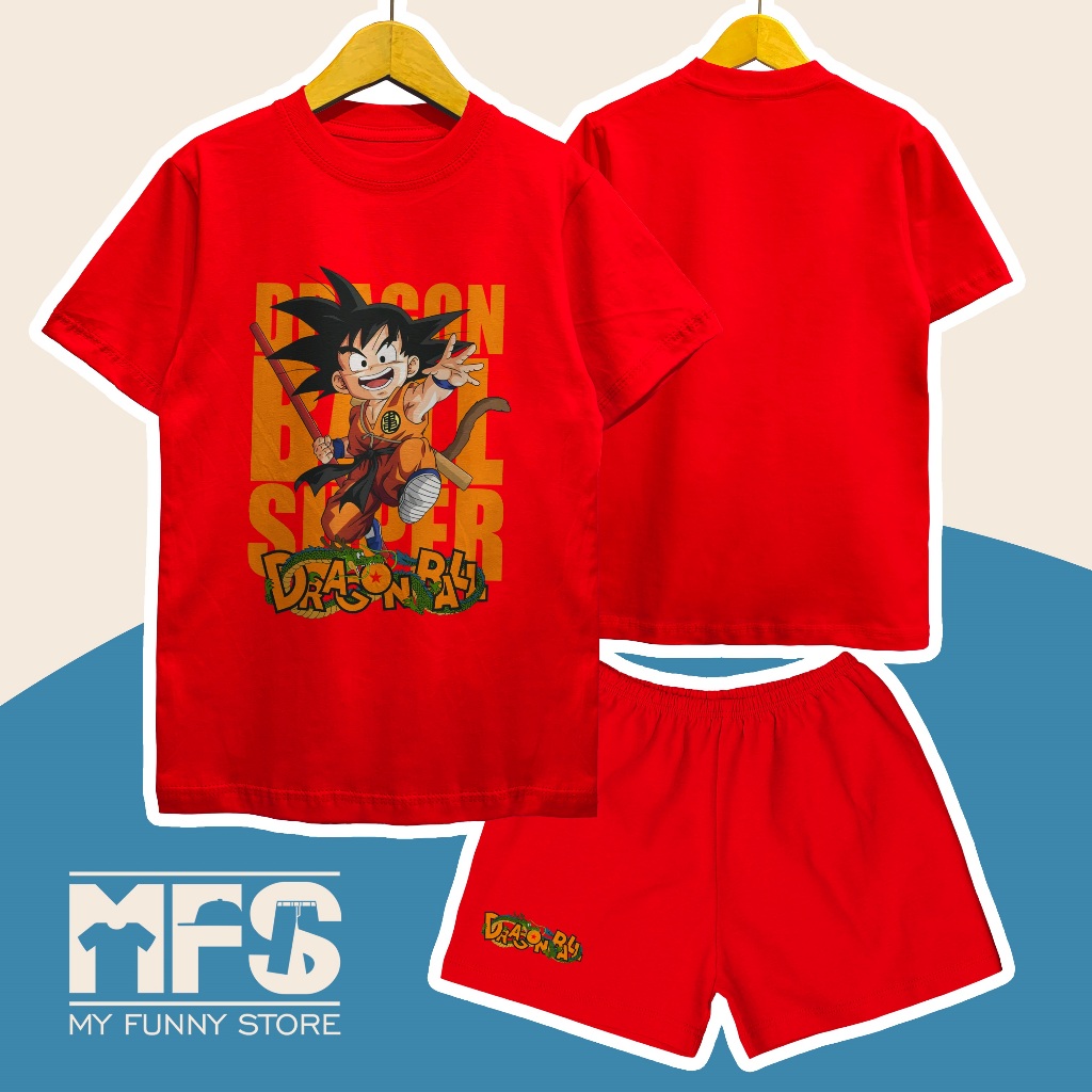 MYFUNNYSTORE - Goku Cibi Dragonball Anime Kids Outfit | Cotton Combed ...