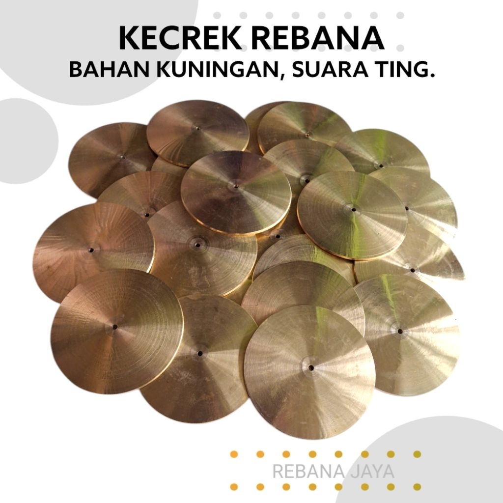 Brass Kecrek Hadroh Hadrah Rebana Albanjar | Shopee Malaysia