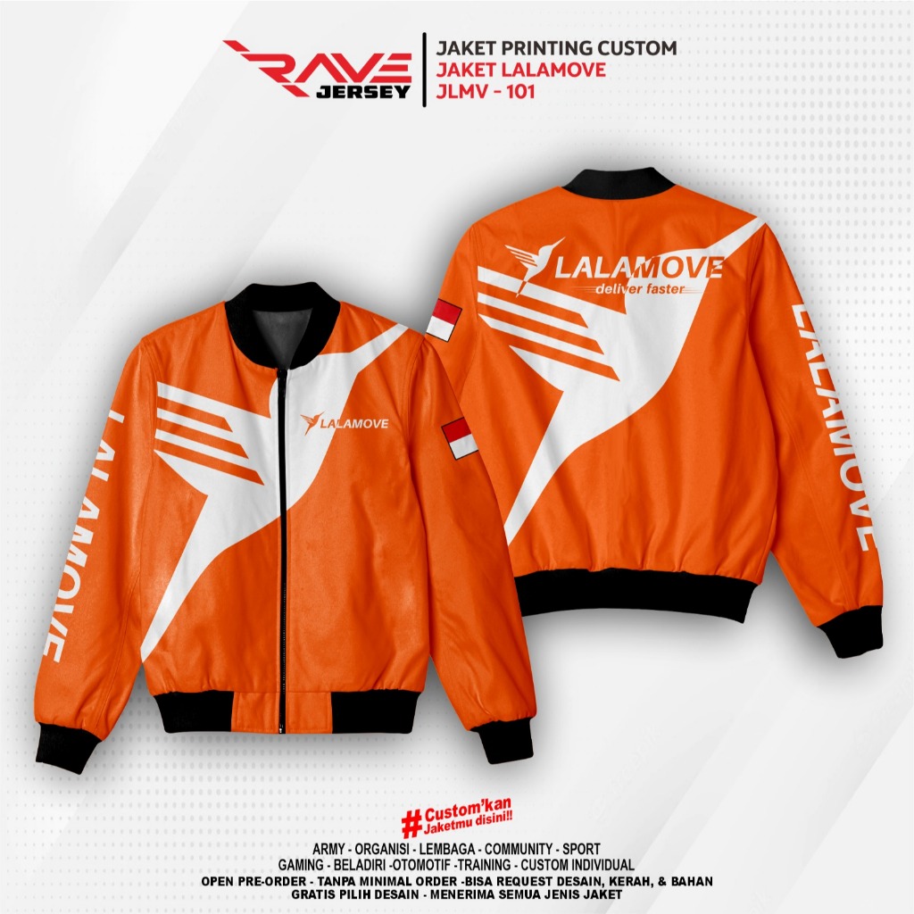 JAKEL LALAMOVE FULL PRINTING SUBLIM CUSTOM (DESIGN LIKE LIKE) | Shopee ...