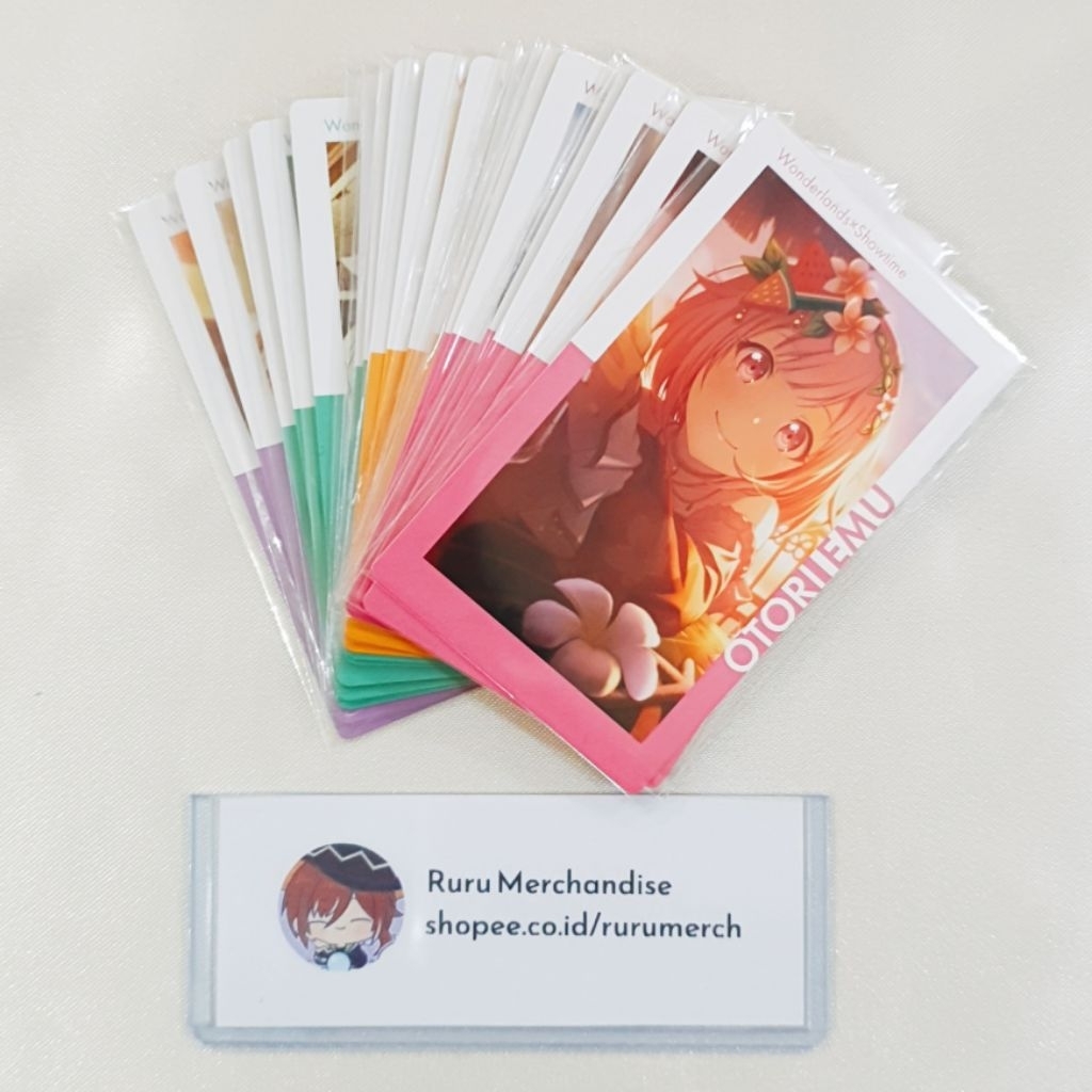 Project Sekai Proseka ePick Card Wonderlands x Showtime (Rui, Tesasa ...