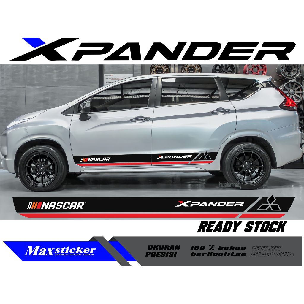 Mitsubishi xpander car sticker, minimalist xpander car sticker, newest ...