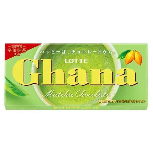 Ghana Matcha Chocolate Original Japan Lotte Japanese Green Tea ...