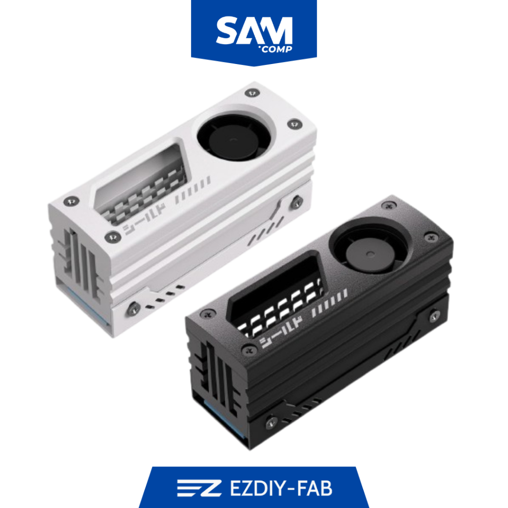 EZDIY-FAB Shield STARLIT SSD M.2 Heatsink ARGB with Cooling Fan ...