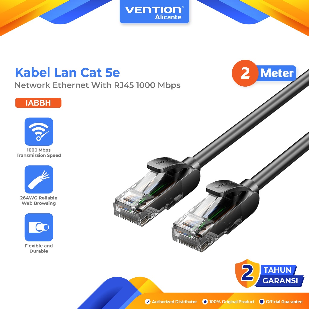 Vention Cat LAN Cable 5e UTP Network Ethernet With RJ45 1000 Mbps LAN ...