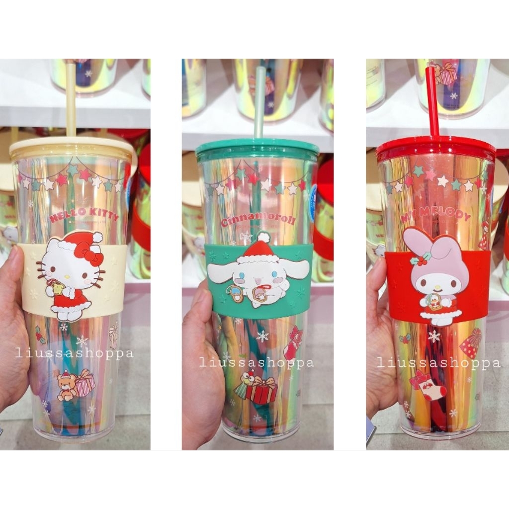 Miniso Tumbler - Sanrio Characters Christmas Collection Double Wall ...