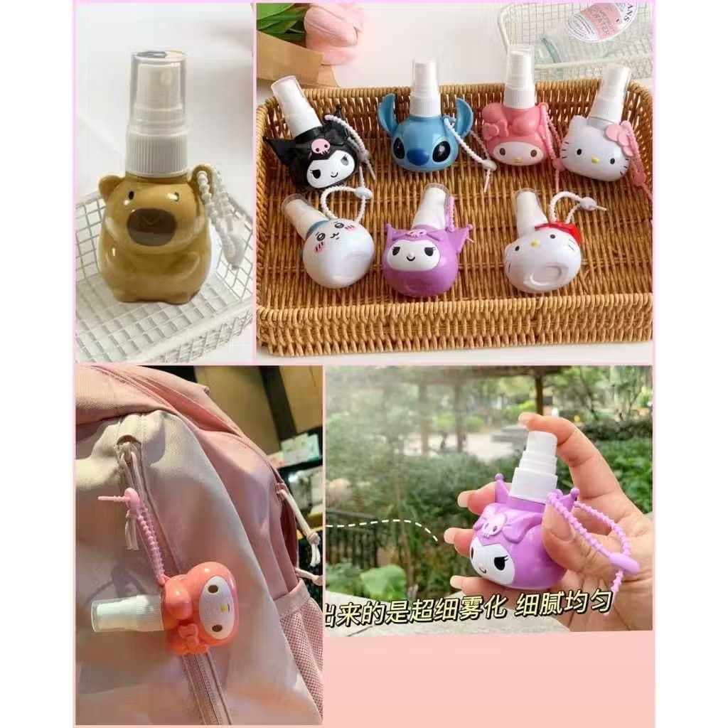 Hellokitty meloy doraemon keropi kuromi character spray bottle 50 ml ...