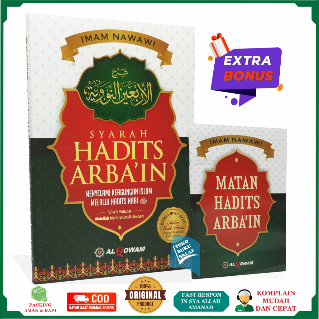 NABI ORIGINAL Syarah Hadith Arbain AL-QOWAM BONUS Matan Hadith Arba'in ...