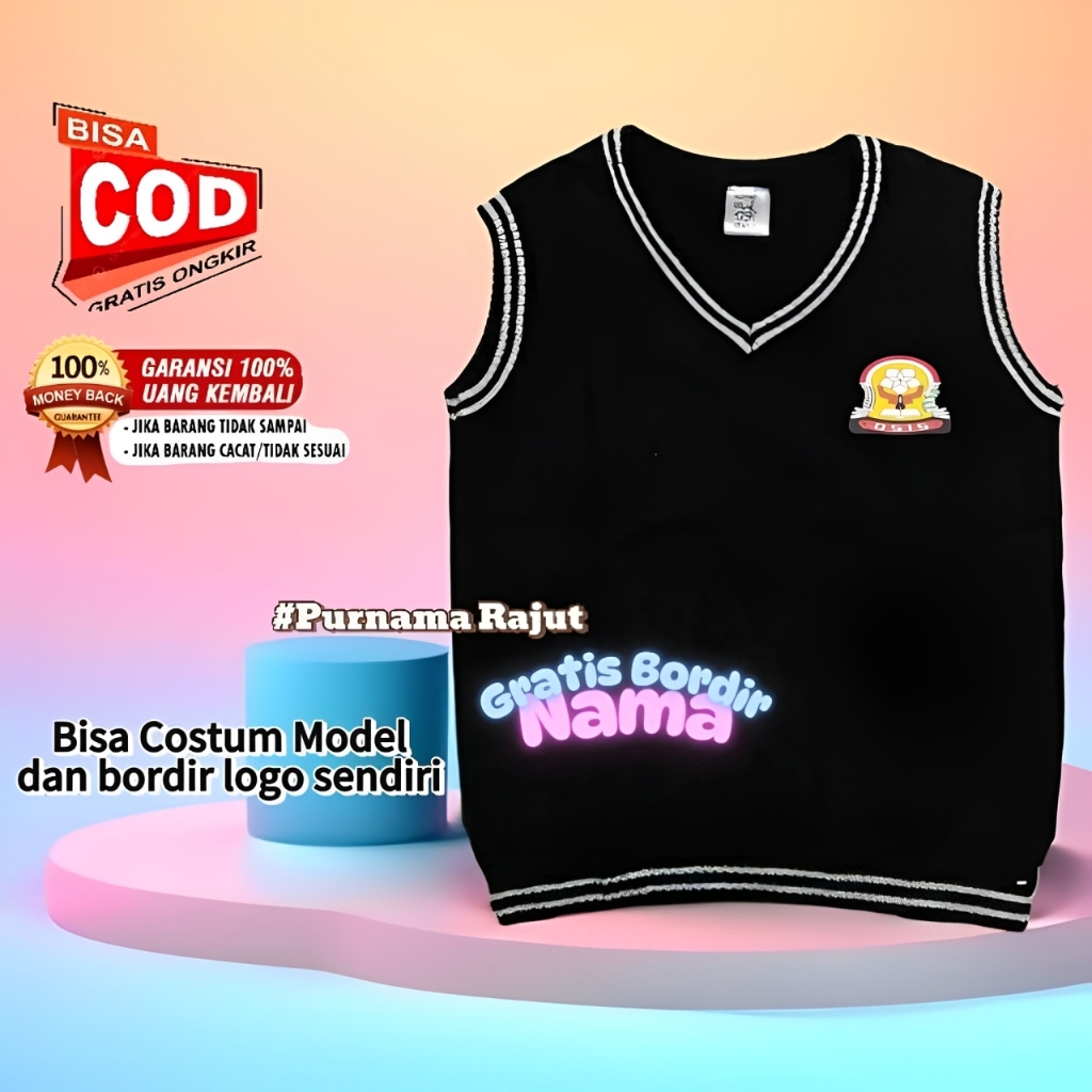 MERAH HIJAU CHEAPEST School Vest Knitted Vest Size Kindergarten ...