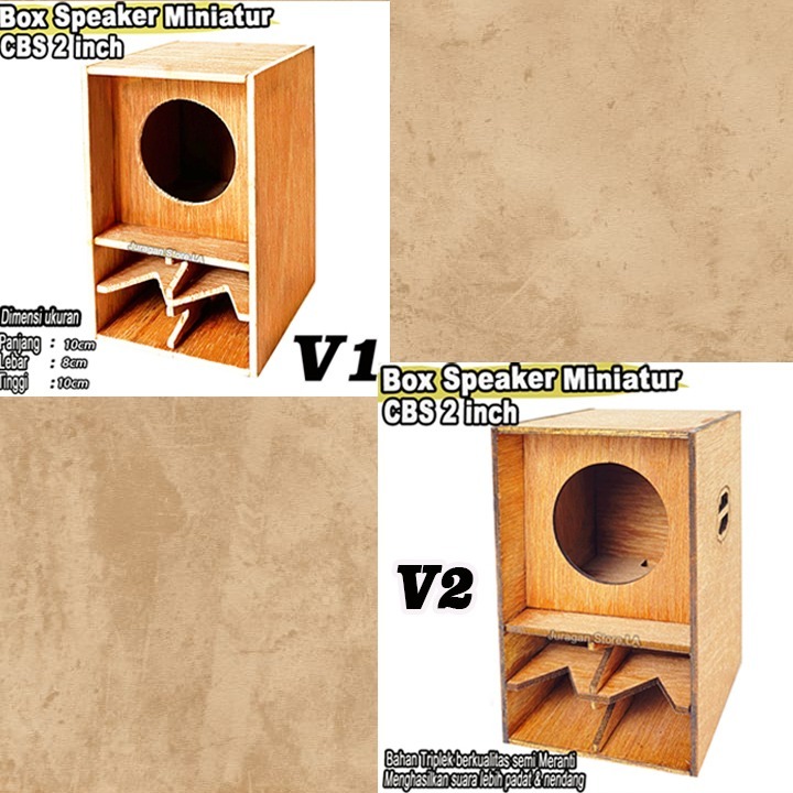 CBS Mini Speaker Box 2 Inch Without Speaker | Shopee Malaysia