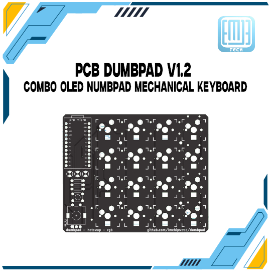 PCB Dumbpad V1.2 Combo Oled Numbpad Custom Mechanical Keyboard | Shopee ...