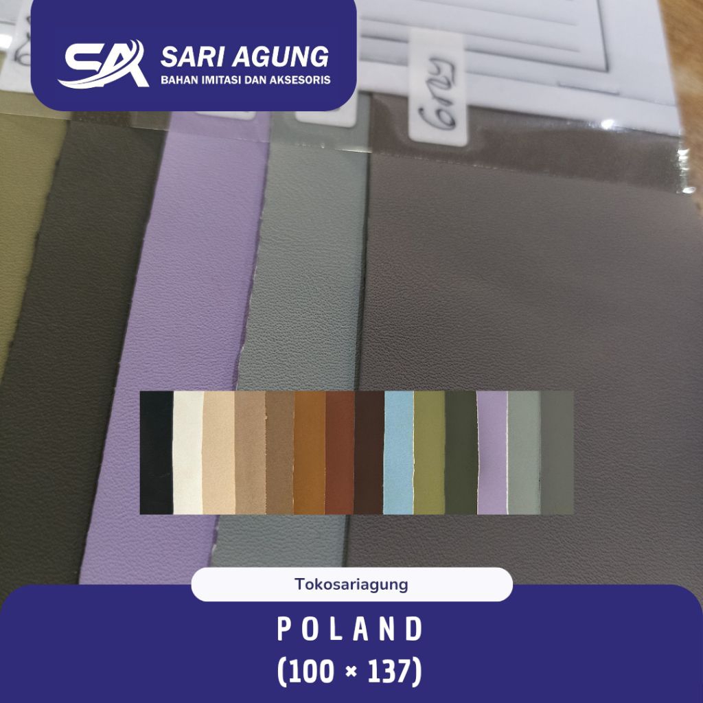 POLAND (METER) SYNTHETIC PU LEATHER MATERIAL | Shopee Malaysia