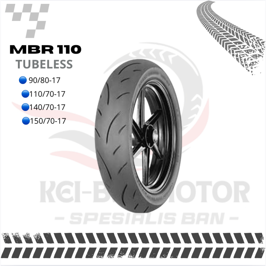 IRC MBR-110 MOTORCYCLE TIRES RING 17 90/80-17, 110/70-17, 140/70-17 ...