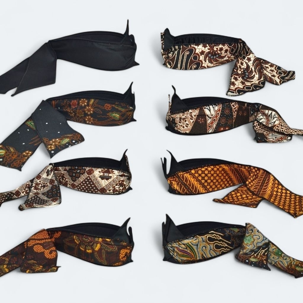 Men's & Women's Batik Headbands – Typical Indonesian Ethnic Headbands ...