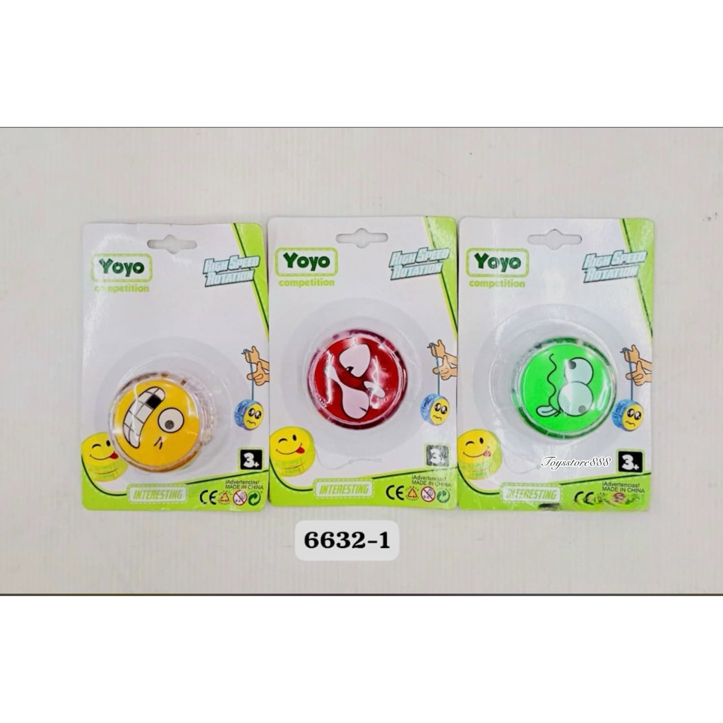 Yoyo Emoji Yo-Yo Emoticon Toy with Smiley Face Smile Picture Motif ...