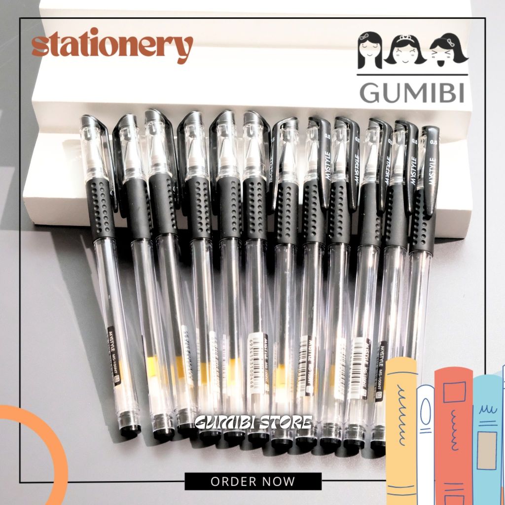 MIMI GEL PEN 1 BOX CONTAINS 12 PCS MYSTYLE GEL PEN MIMI PREMIUM HIGH ...