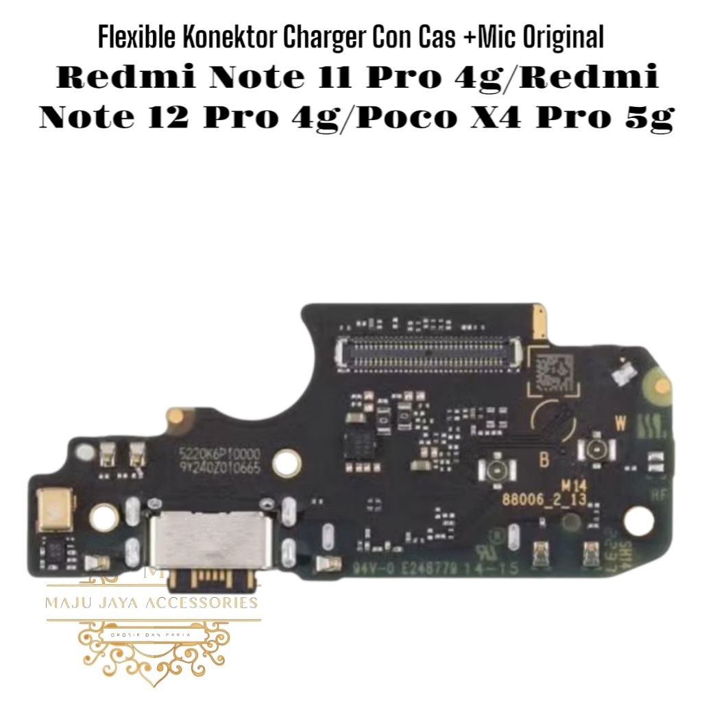 Flexible Charger Connector Con Cas +Mic Redmi Note 11 Pro 4g Redmi Note ...