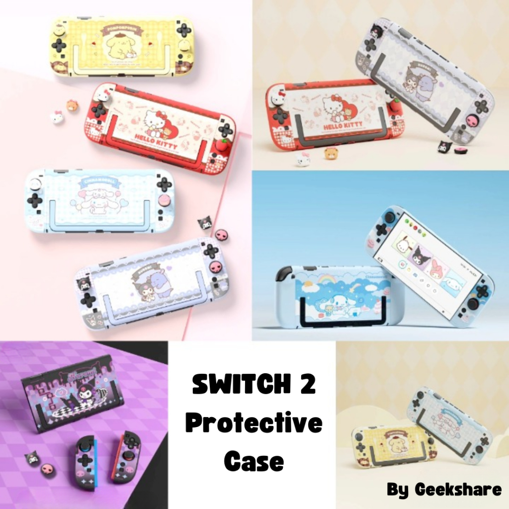 Geekshare Sanrio Nintendo Switch 2 Case Accessories for Switch 2 ...