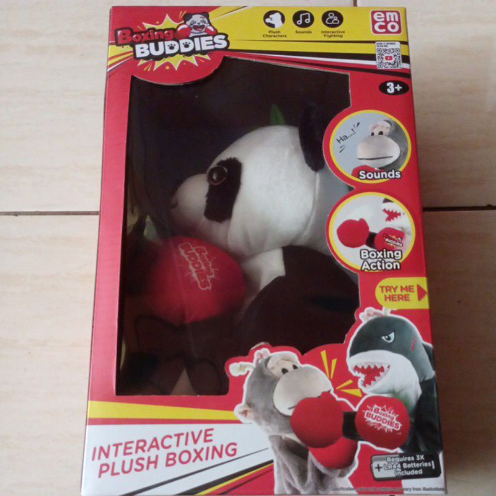 Boxing Buddies Interactive Plush Boxing | Shopee Malaysia