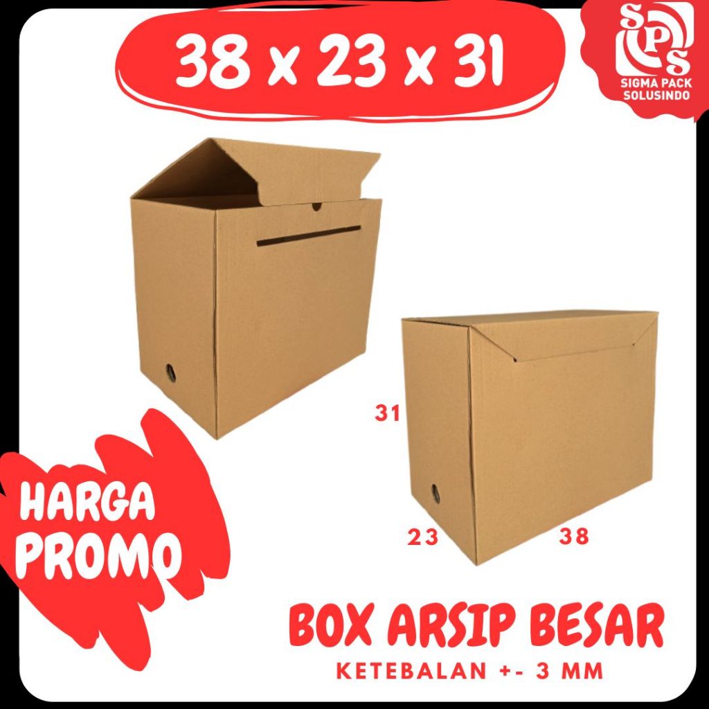 Large Archive Box 38x23x31 Archive Cardboard Packing Box/plain/Arsip ...