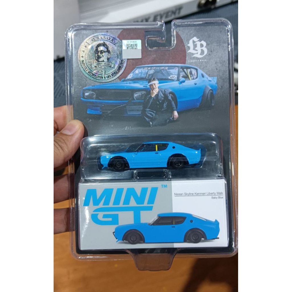 MINI GT IMX SURABAYA NISSAN SKYLINE KENMERI LIBERTY WALK BABY BLUE ...