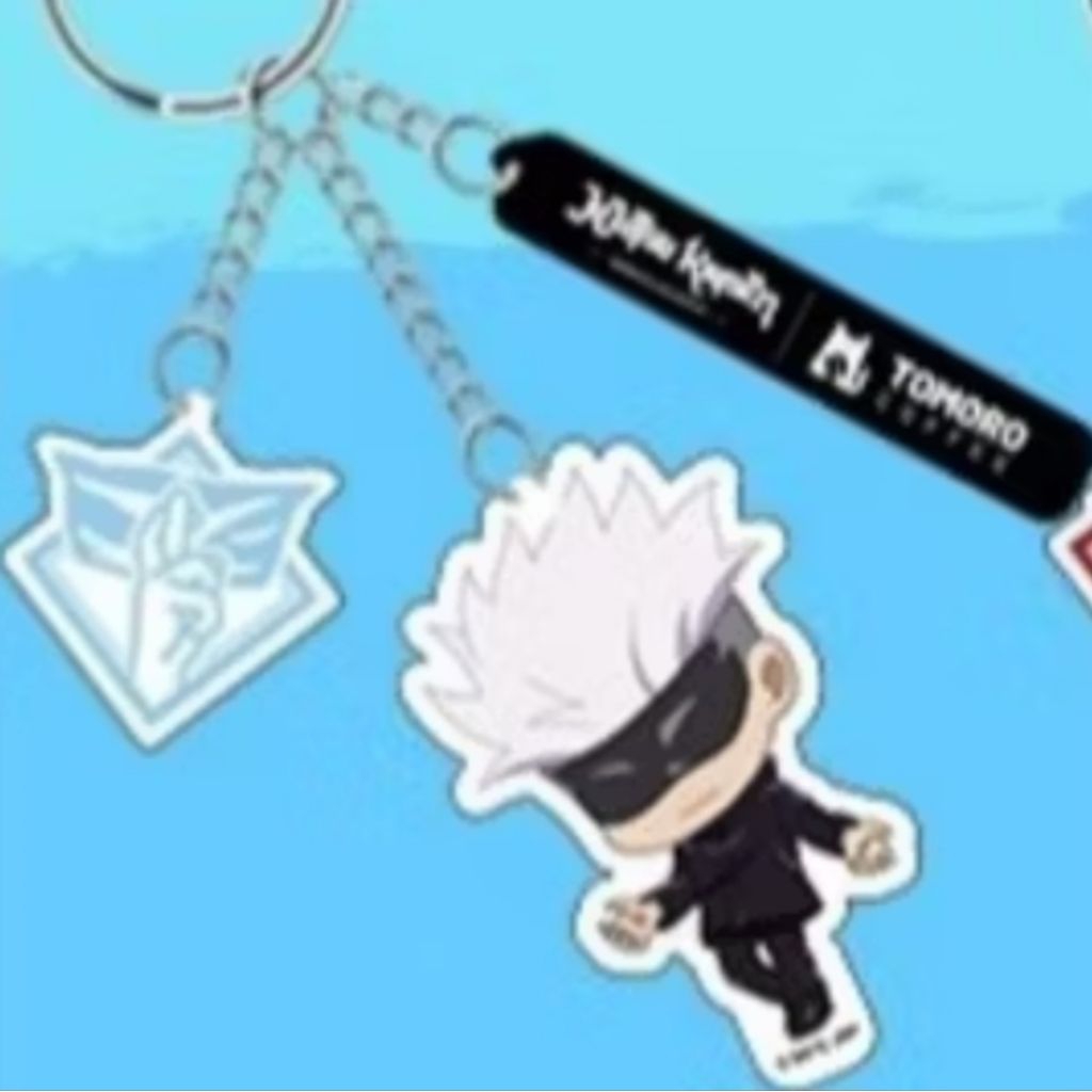 GANTUNGAN Jujutsu Kaisen x Tomoro Cliffe Official Keychain Ganci JJK x ...