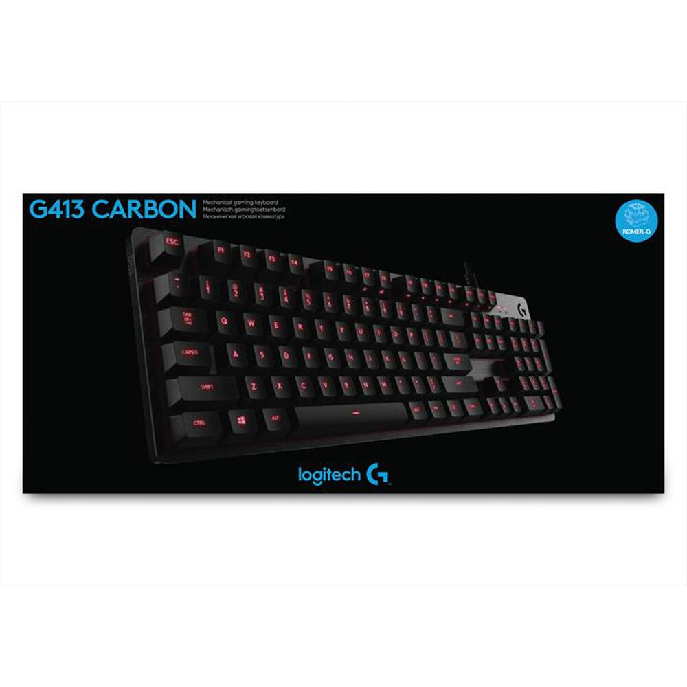 Mechanical Keyboard Gaming LOGITECH G413 CARBON RGB | Shopee Malaysia