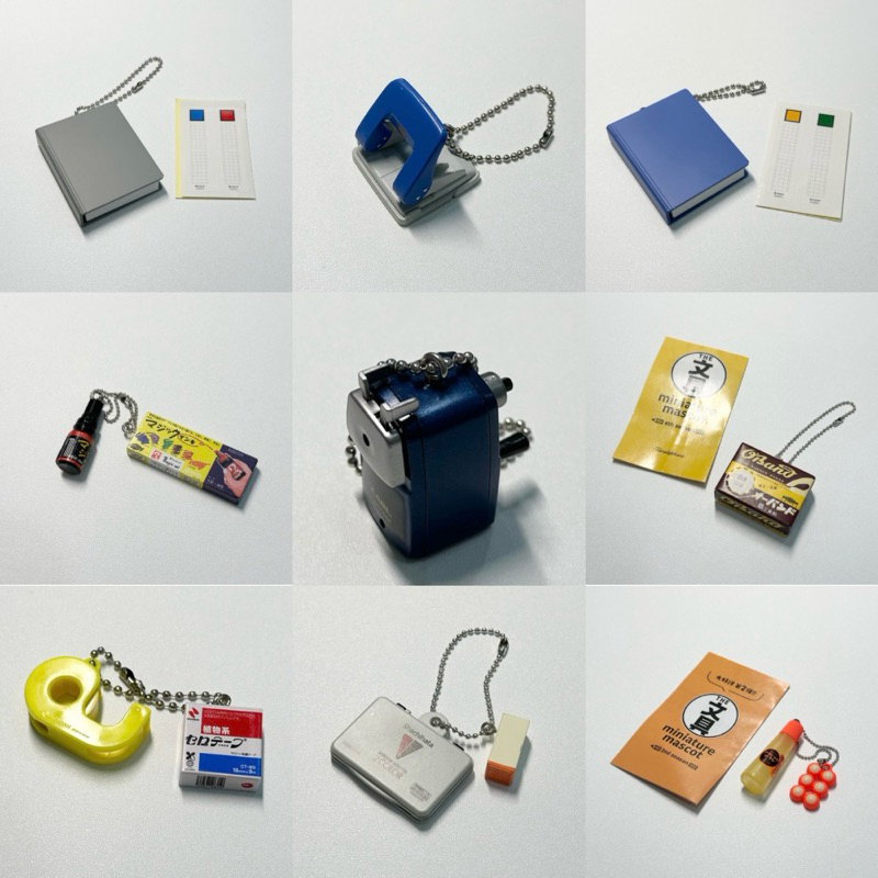 GANTUNGAN Stationery miniature stationery miniature key chain keychain ...