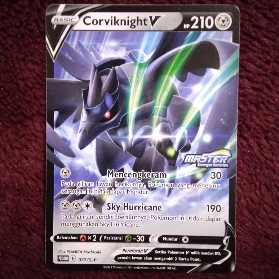 Corviknight V Master 077/SP - Pokemon TCG Indonesia | Shopee Malaysia