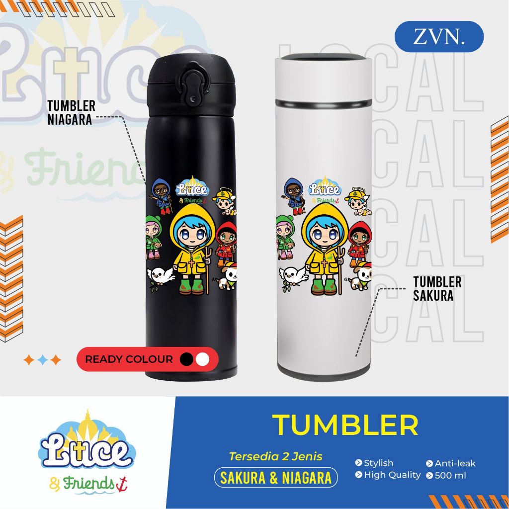 Luce Yubelium Mascot Catholic Tumbler Drinking Bottle 2025 - ZVN ...