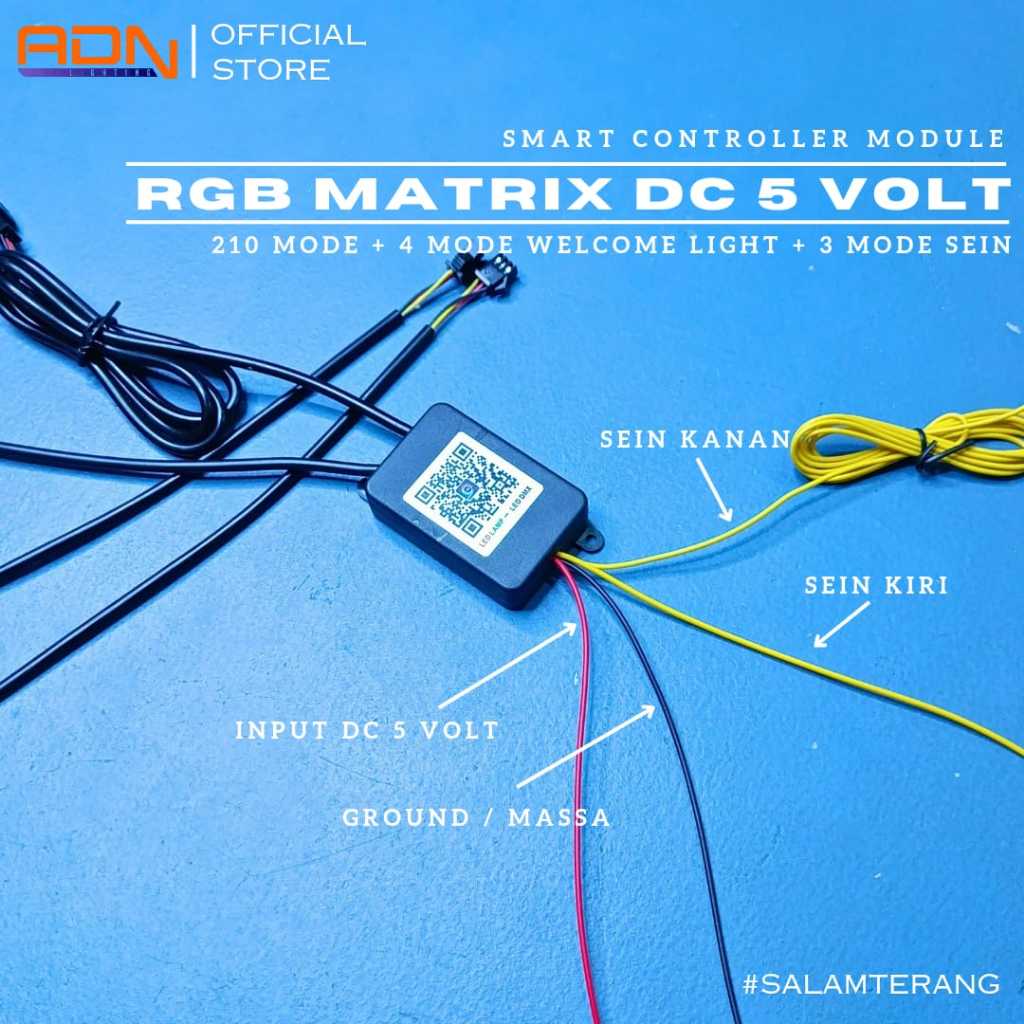 Adn Smart Controller Module RGB Matrix DC 5 Volt Can Turn Signal 2 outputs WS2812 WS2815 ...