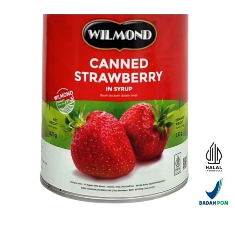 Wilmond Strawberry Canned Strawberry Fruit 820gr | Shopee Malaysia