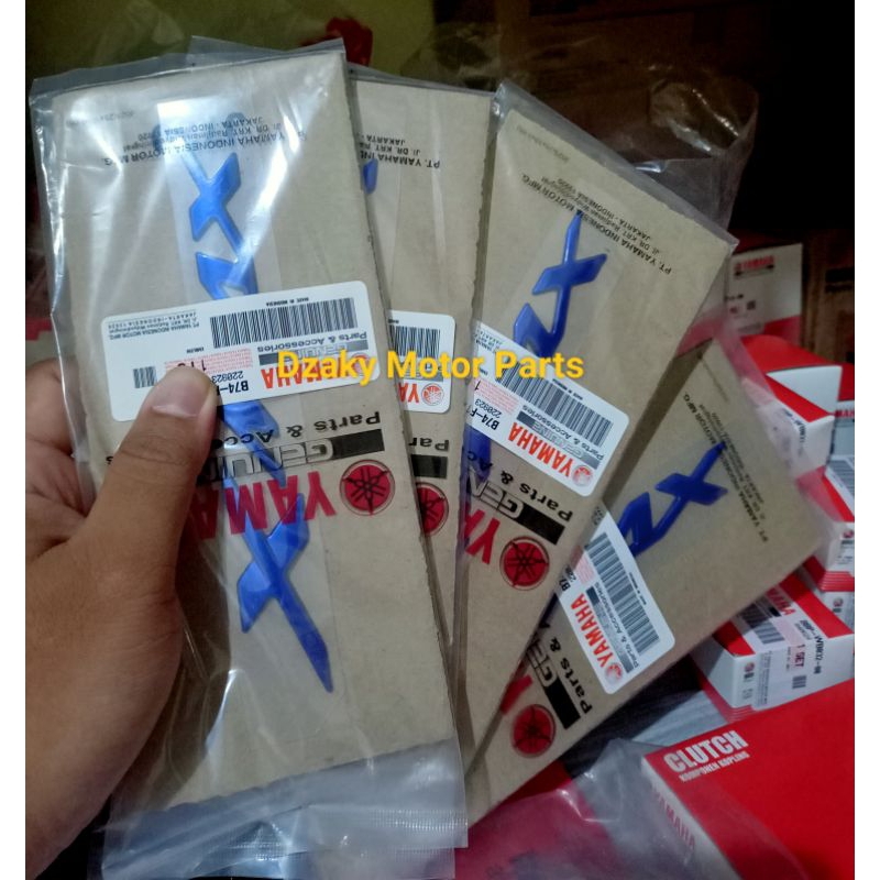 Original Yamaha Xmax X-MAX Logo 3D Emblem B74-F173B-40 Blue | Shopee ...