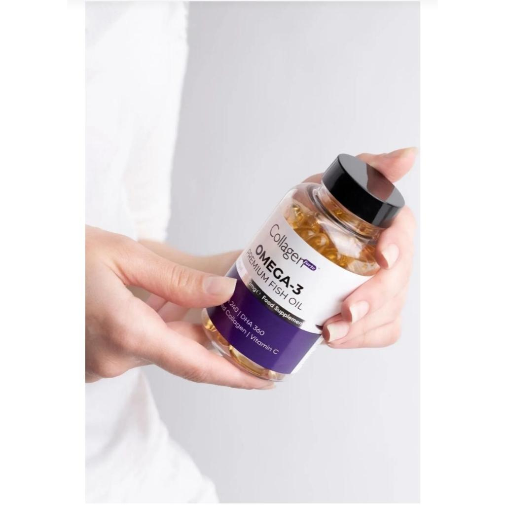 Collagen forte, halal omega 3 fish oil 1000mg in softgel form, omega 3 ...