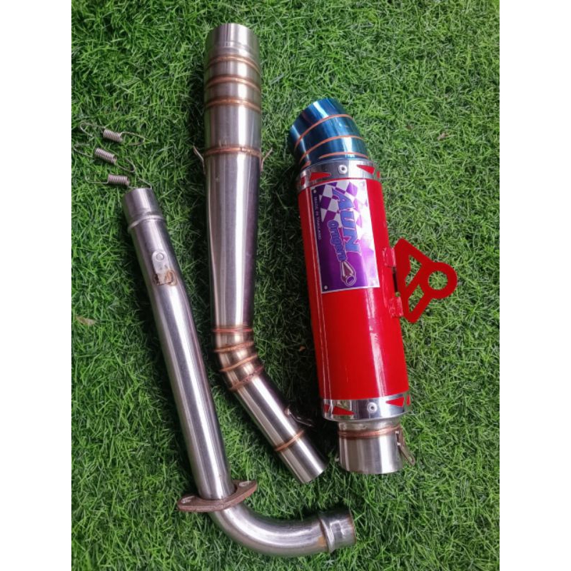 Aun Pipe canister contour open specs exhaust Pipe for Wave 125 Xrm 110/ ...